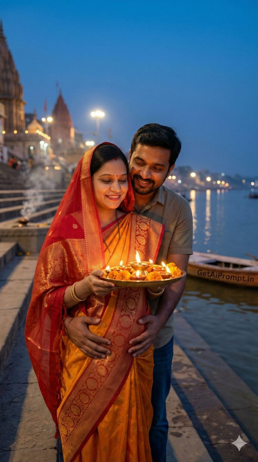 50+ Viral Indian Maternity AI Prompts: Real Saree Poses & 4K Studio ...
